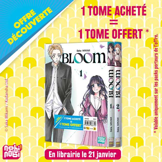 Un pack découverture pour Bloom tomes 1 et 2 | nobi nobi