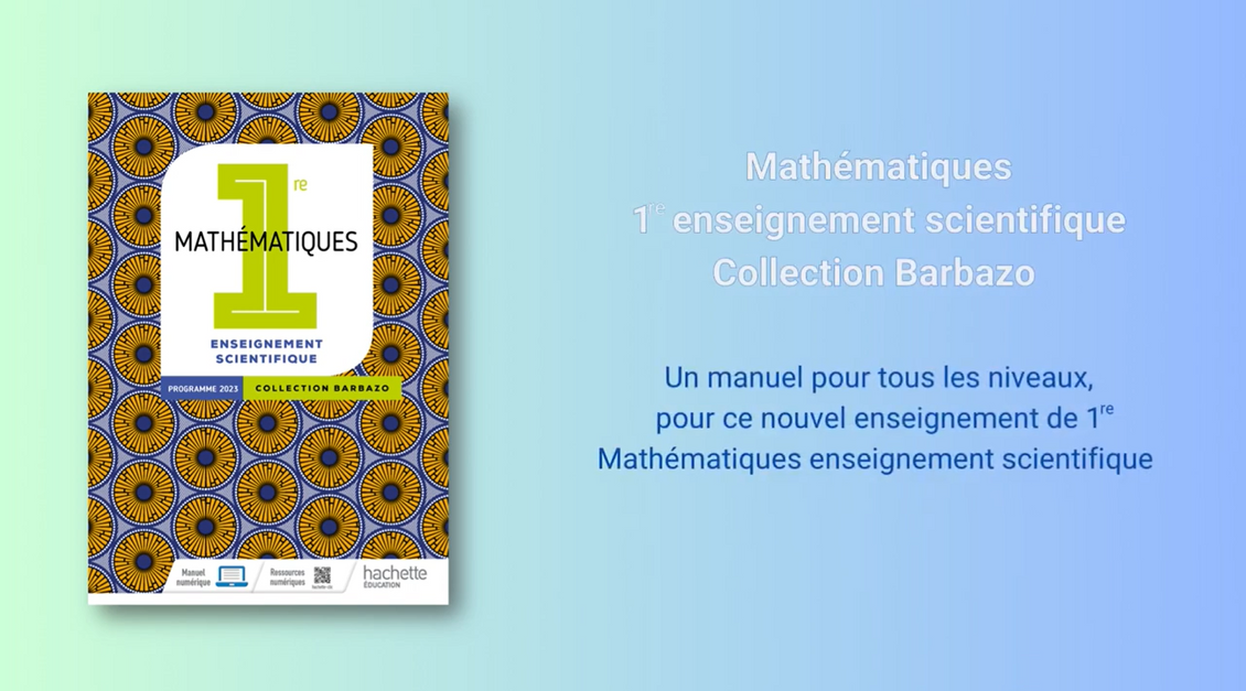 Nouveau programme de maths 1re enseignement scientifique présenté par ...