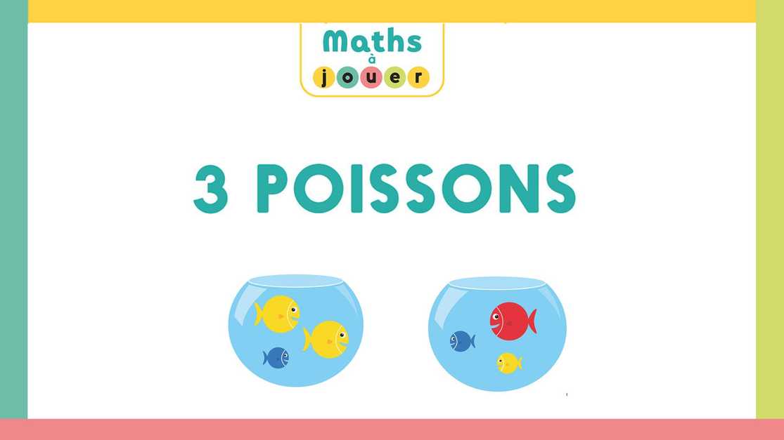 [Maths à jouer] 3 poissons - Présentation de la boîte de jeux PS/MS/GS ...