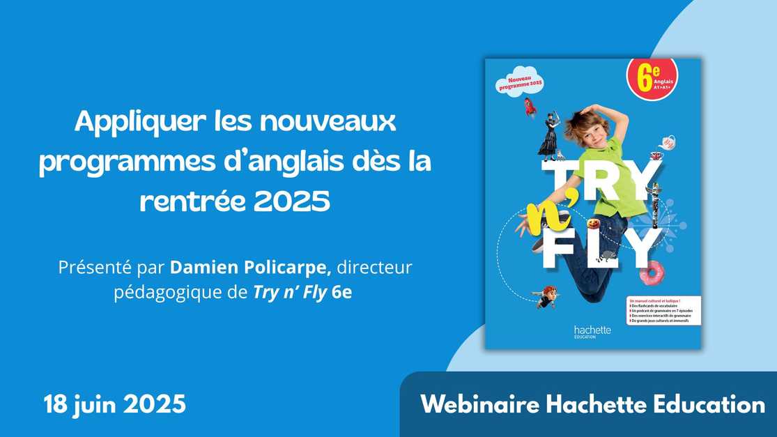 Replay webinaire Hachette Education - Appliquer les nouveaux programmes ...