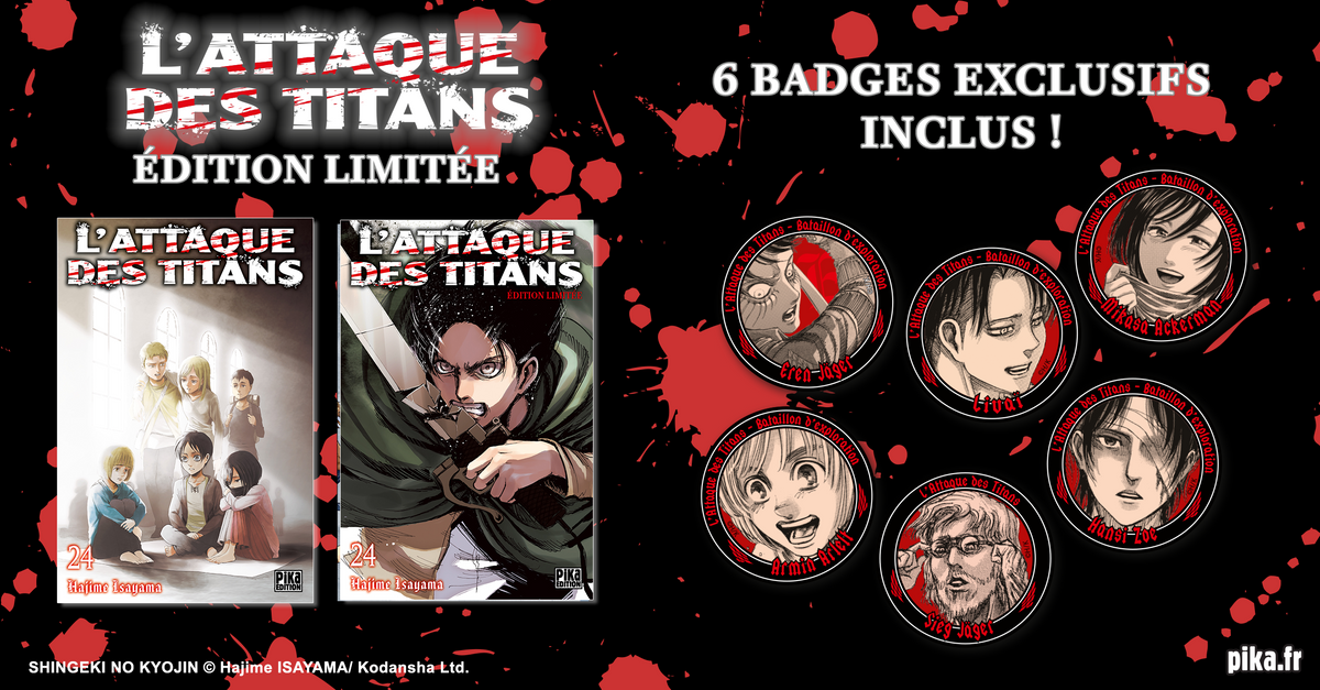 Une nouvelle édition limitée pour L’Attaque des Titans ! | Pika Édition