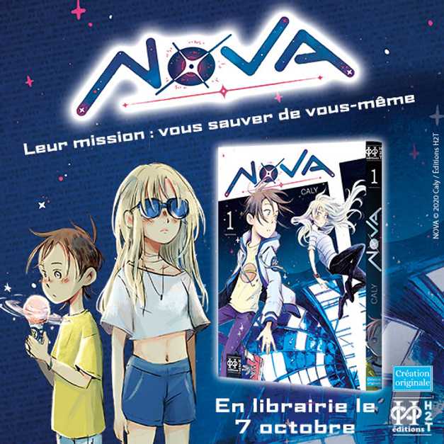 NOVA, la nouvelle série de Caly, débarque aux Éditions H2T | Pika Édition