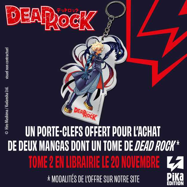 Un cadeau Dead Rock à l’occasion de la sortie du tome 2 | Pika Édition