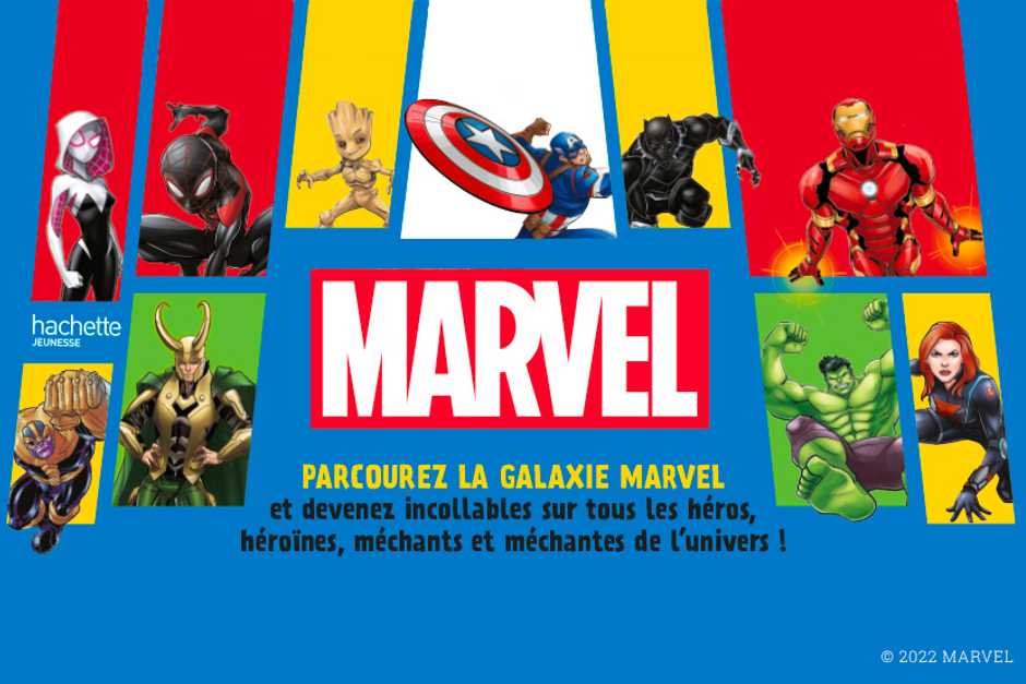 Marvel en 15 livres | Hachette.fr