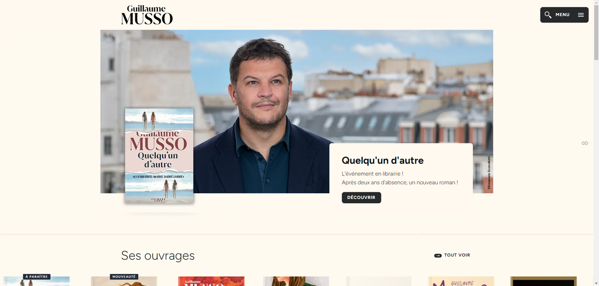 Site officiel de l'auteur