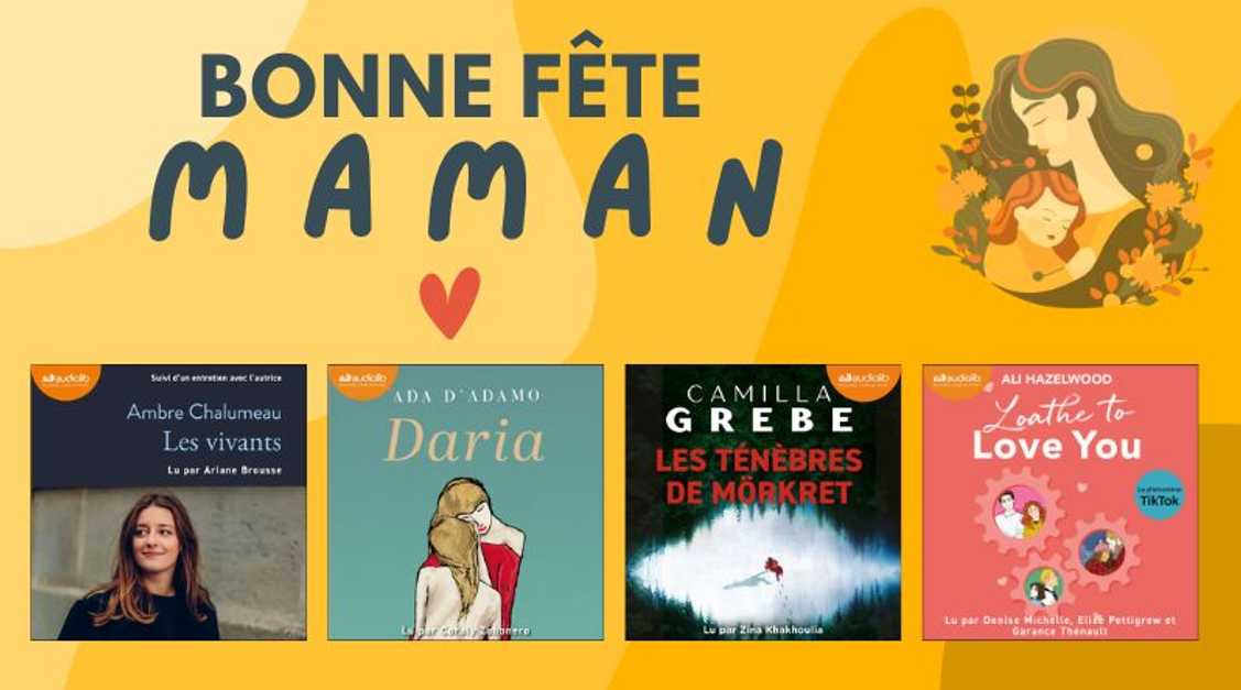 12 idées cadeaux à écouter pour la Fête des Mères | Audiolib