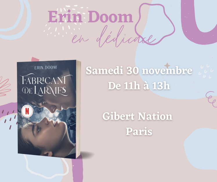 Erin Doom en dédicace - Paris | Hachette Romans