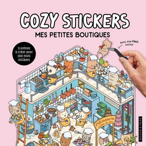 Cozy Stickers - Mes petites boutiques (Grand format - Cartonné 2025 ...