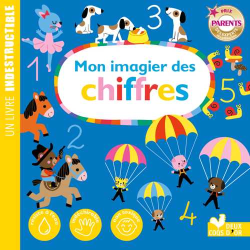 Mon imagier des chiffres - livre indestructible (Grand format - Autre ...