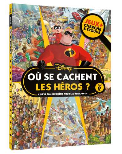 DISNEY - Où se cachent les héros ? - Jeux + Cherche et trouve (Grand ...