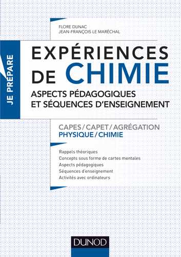 Expériences de chimie - Aspects pédagogiques et séquences d ...