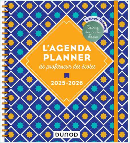 L'Agenda planner de professeur des écoles - 2025-2026 (Grand format ...