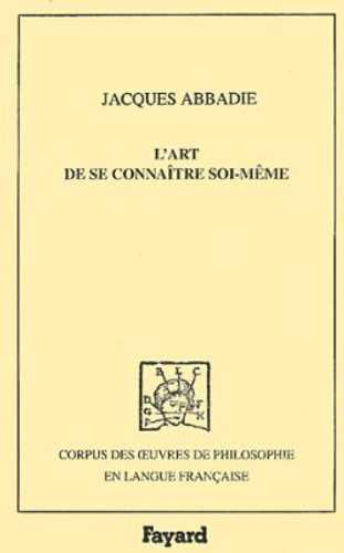 L'Art de se connaître soi-même, 1692 (Grand format - Autre 2003), de ...