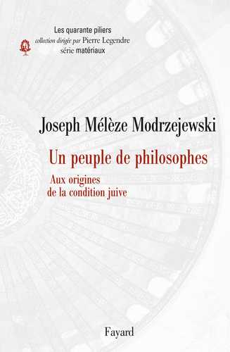 Un peuple de philosophes (Grand format - Broché 2011), de Joseph Mélèze ...