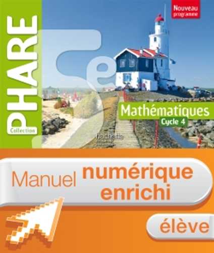 Manuel numérique Phare mathématiques cycle 4 / 5e - Licence élève enrichie - éd. 2016 (Ressource ...