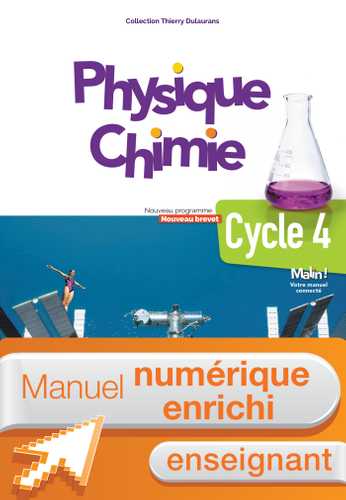 Manuel numérique Physique-Chimie cycle 4 / 5e, 4e, 3e - Licence ...