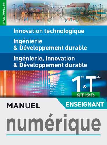 IT - I2D - 2I2D 1re/Tle STI2D - Manuel numérique enseignant - Éd. 2019 (Ressource numérique ...