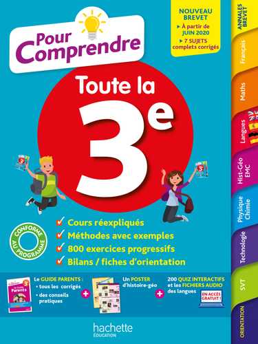 Pour Comprendre Toutes Les Matières 3E (Fichier (ebook, pdf) 2020), de ...