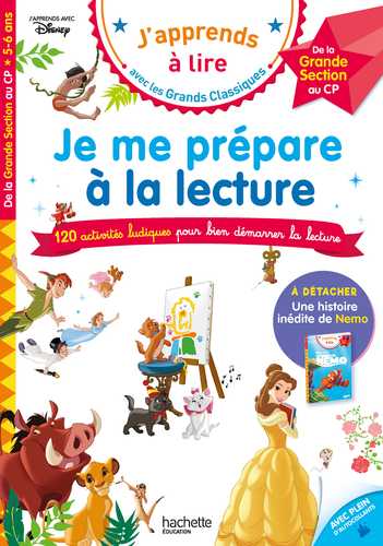 Disney - Je me prépare à la lecture avec les grands classiques Disney ...