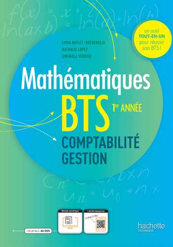 Maths BTS comptabilité et gestion 1re année - Livre de l'élève - Ed. 2023 (Grand format - Broché ...