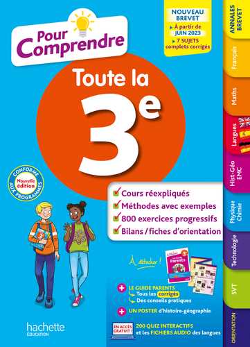 Pour Comprendre Toutes Les Matières 3E (Grand format - Integra 2023 ...