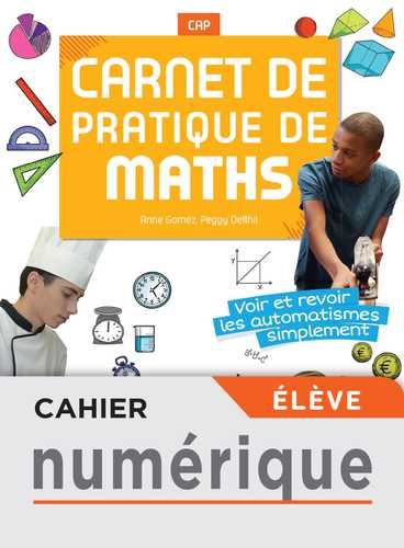 Carnet de pratique de Maths CAP - manuel numérique élève - éd. 2023 (Ressource numérique ...