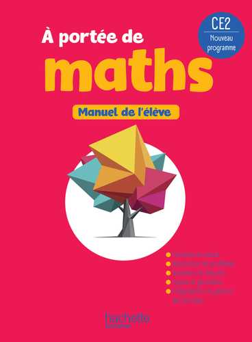 Le nouvel A portée de maths CE2 - Livre élève - Ed. 2025 (Grand format ...