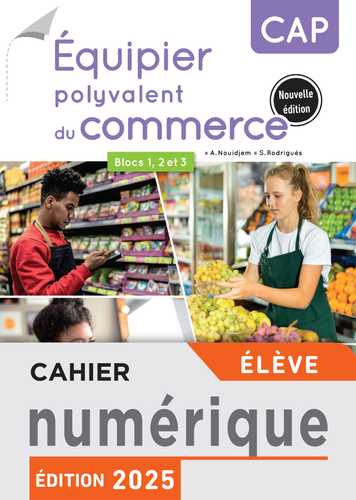 Équipier polyvalent du commerce CAP - licence numérique élève - Éd ...