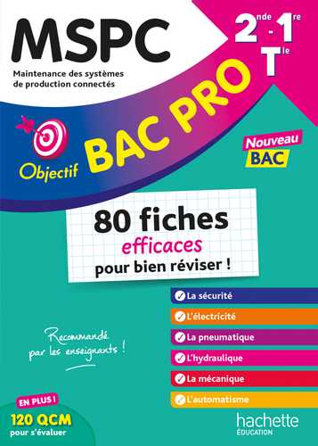 Objectif Bac pro MSPC (2de - 1re - Term) - Fiches - Nouveaux programmes ...