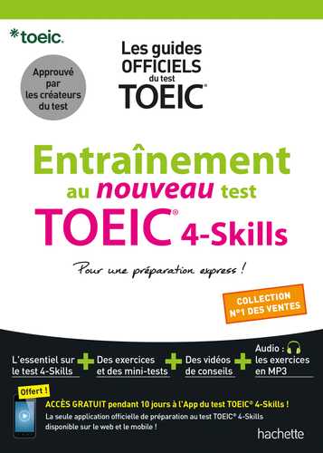 Entraînement au nouveau test TOEIC 4-skills (Grand format - Broché 2026 ...