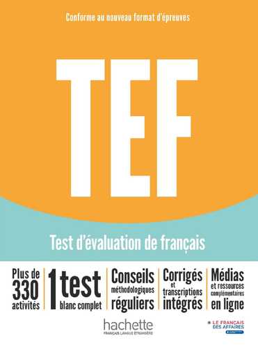 TEF test d'évaluation de français [Nouvelle édition] - Livre d ...