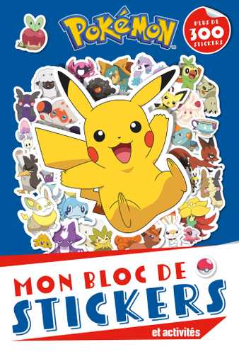 Pokémon Mon Bloc De Stickers Et Activités Grand Format Broché 2022