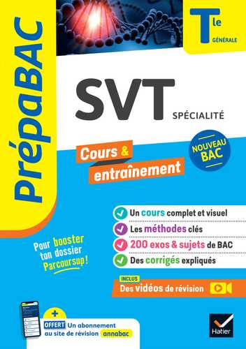 Prépabac - SVT Tle générale (spécialité) - Bac 2026 (Grand format ...