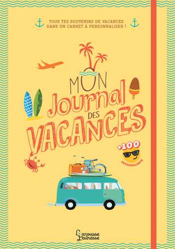 Le journal de mes vacances (Grand format - Cartonné 2018), de ...
