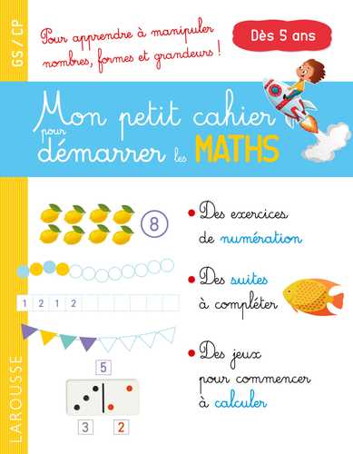 Mon petit cahier pour démarrer les maths (Grand format - Autre 2022 ...