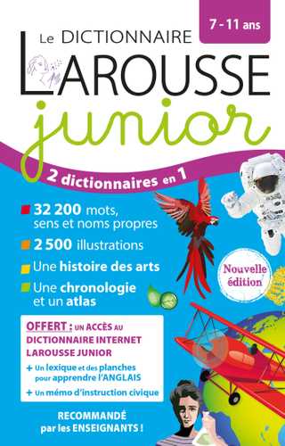 Larousse dictionnaire Junior 7/11 ans export (Grand format - Cartonné ...