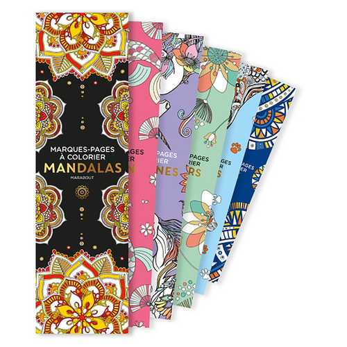 Marque-Pages à colorier - Mandalas (Grand format - Broché 2020), de ...