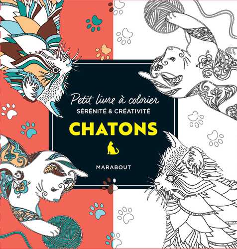 Le petit livre de coloriages - Chatons (Grand format - Broché 2024), de ...