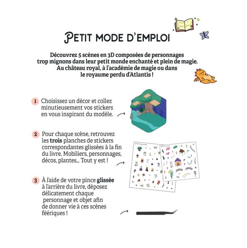 Cozy Stickers - Mon petit monde magique (Grand format - Broché 2026 ...